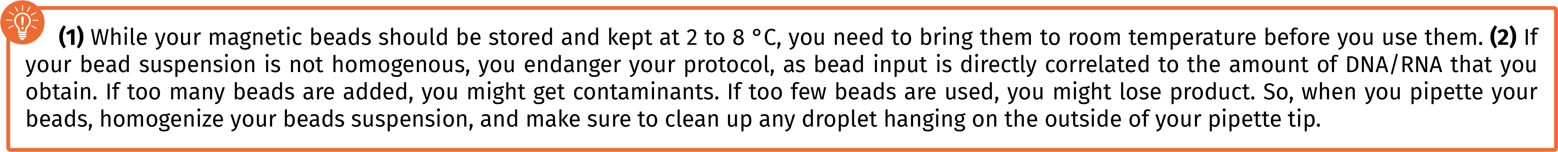 Clean up your act: DNA and RNA purity